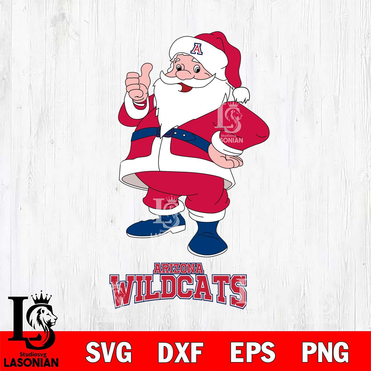 Arizona Wildcats Santa claus – lasoniansvg