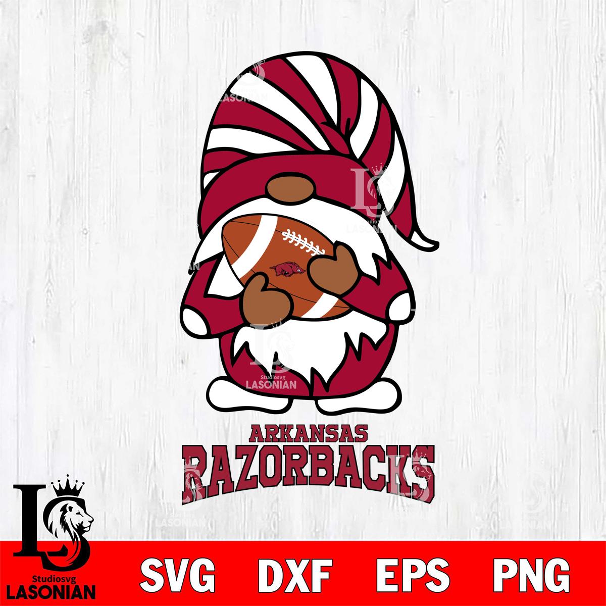 Arkansas Razorbacks Gnomes Football – lasoniansvg