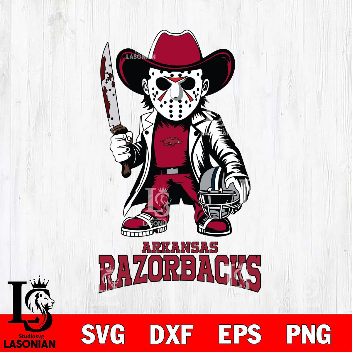 Arkansas Razorbacks Jason Voorhees 3 – lasoniansvg
