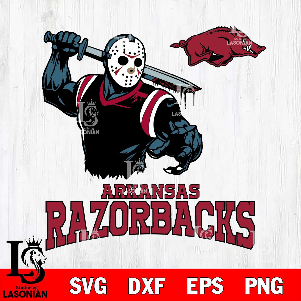 Arkansas Razorbacks Jason Voorhees 5 – lasoniansvg