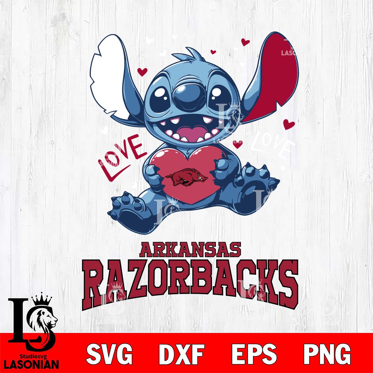 Arkansas Razorbacks Love Stitch – lasoniansvg