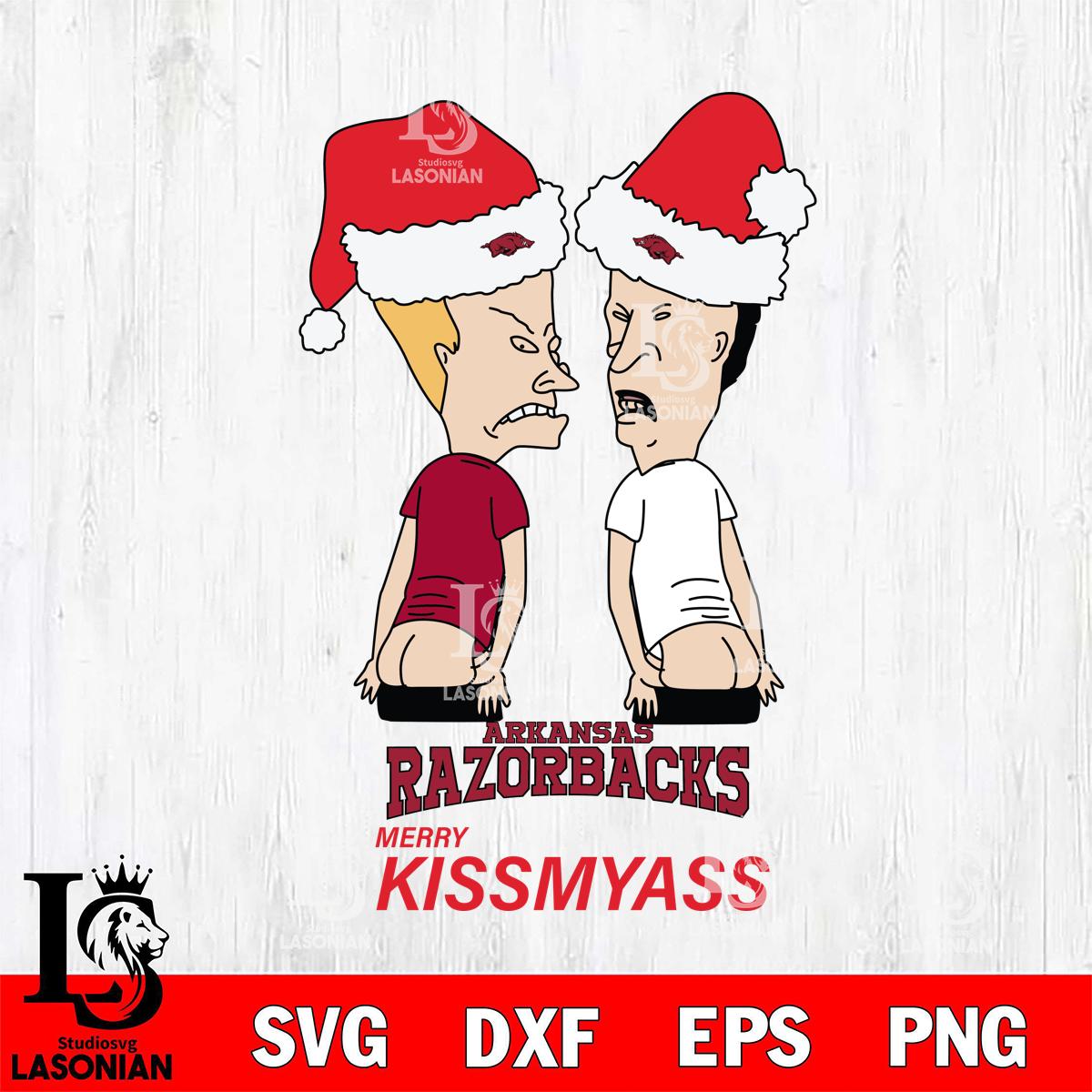 Arkansas Razorbacks Merry KissMyass – lasoniansvg