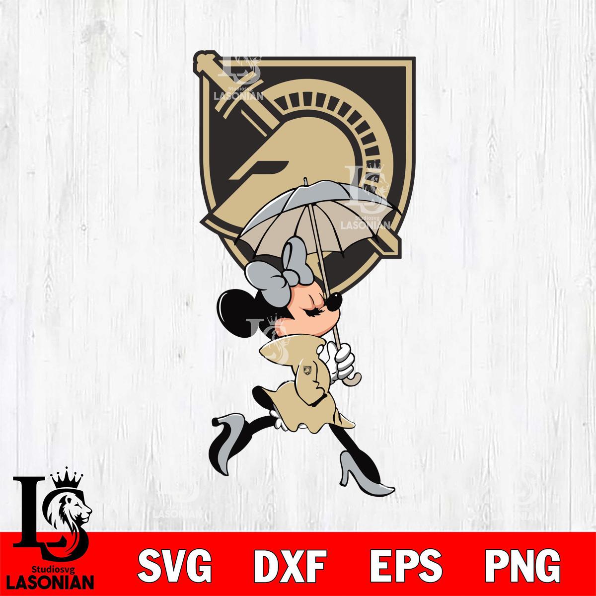 Army Black Knights Fancy Minnie – lasoniansvg