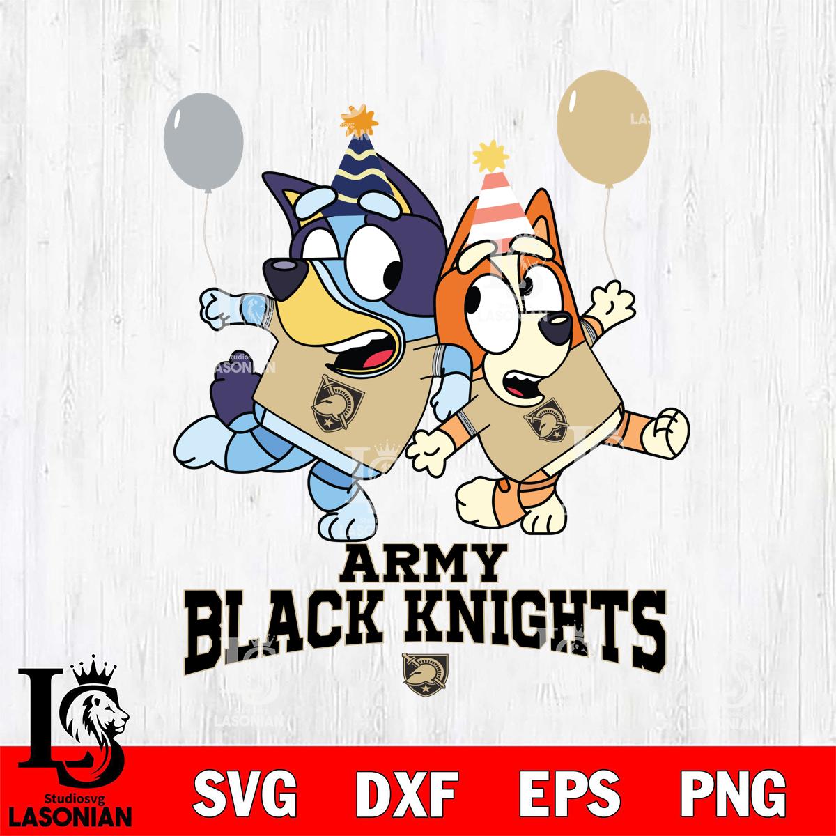 Army Black Knights Bluey & Bingo 2 – lasoniansvg