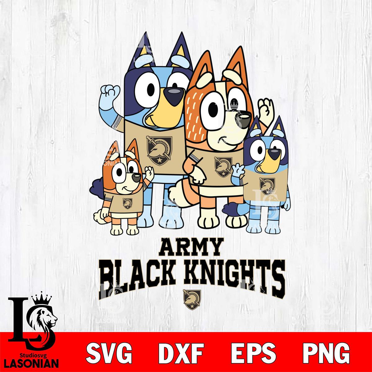 Army Black Knights Bluey & Bingo 7 – lasoniansvg
