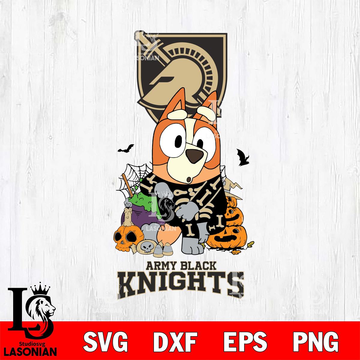 Army Black Knights Bluey Halloween NCAA – lasoniansvg