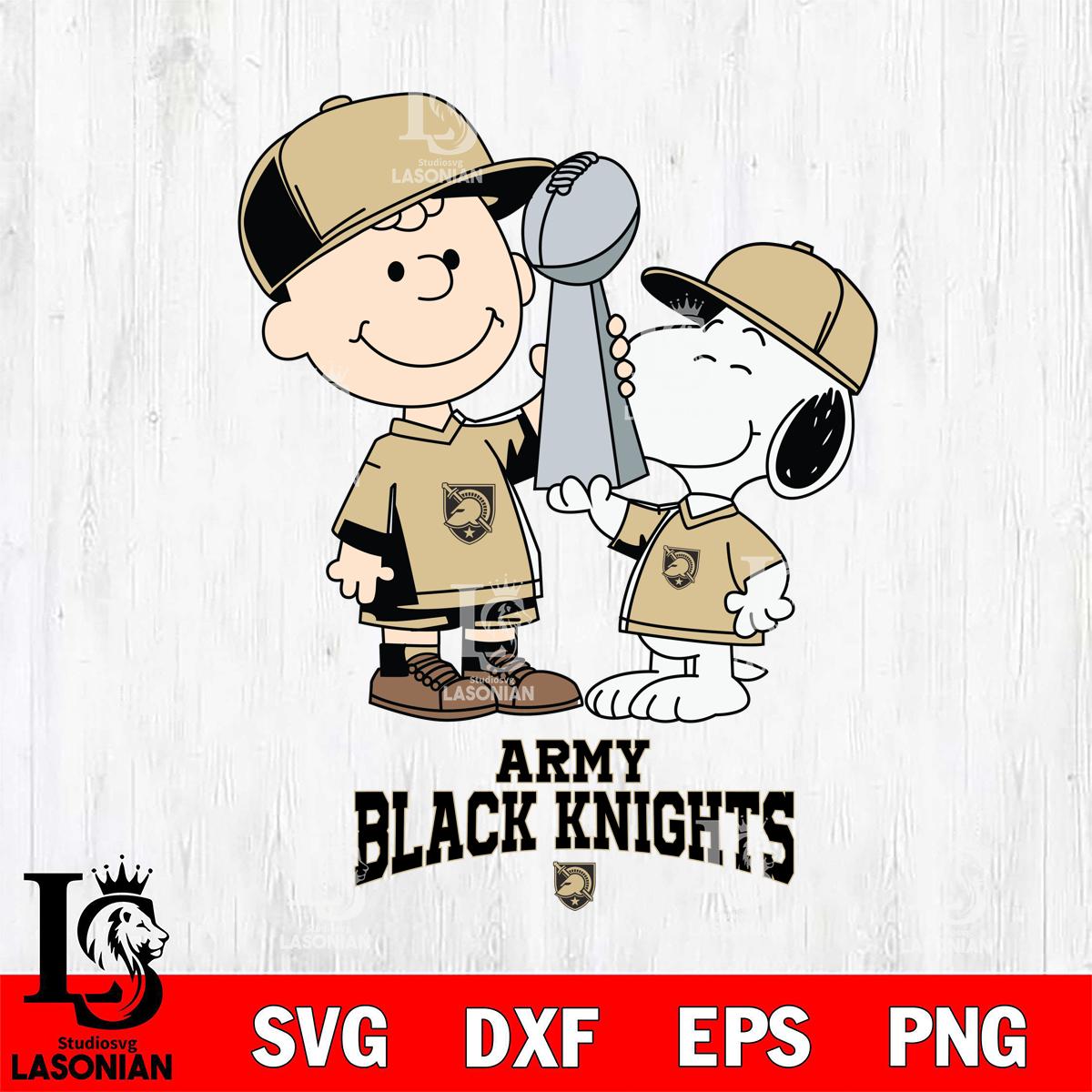 Army Black Knights Charlie Brown and Snoopy Champions – lasoniansvg
