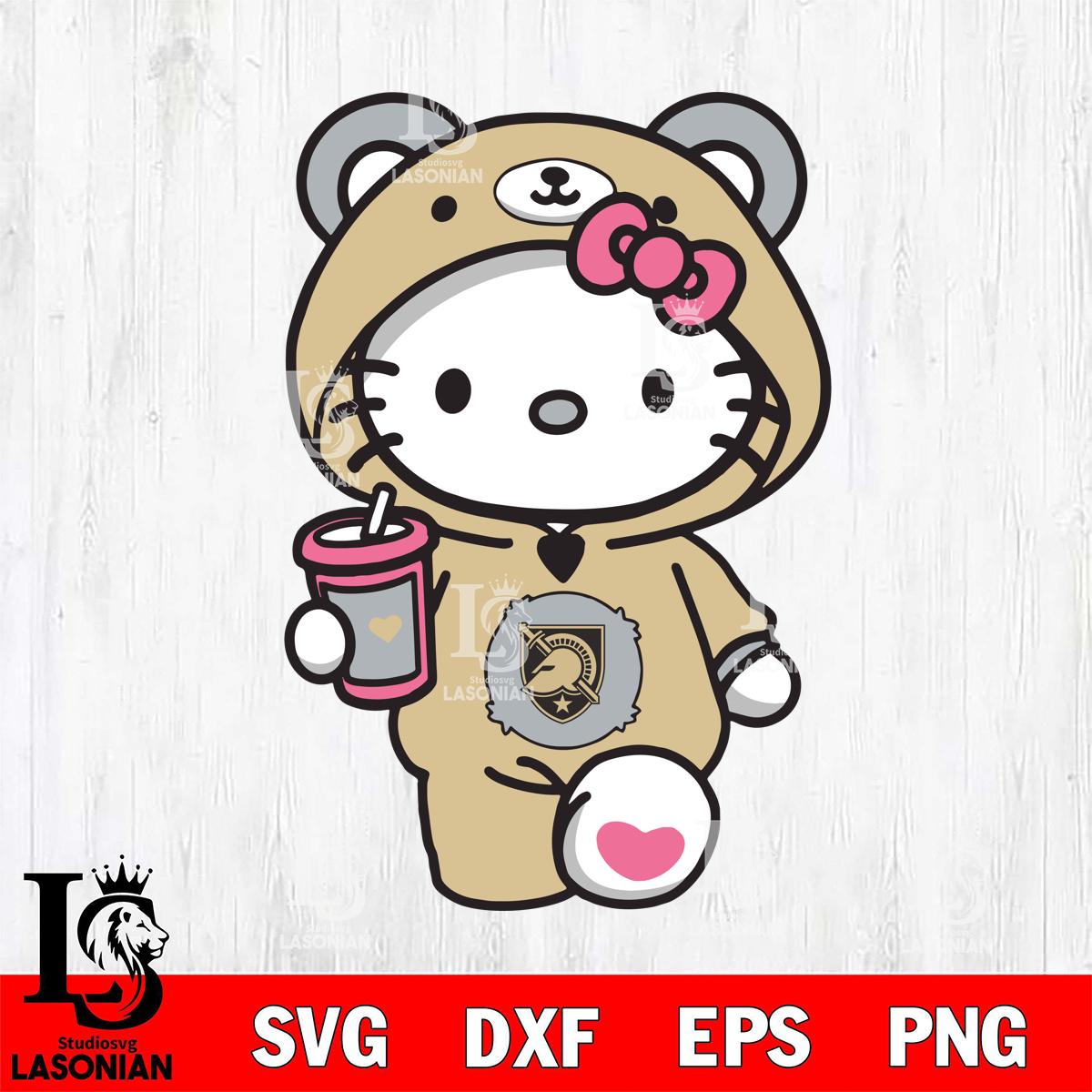 Army Black Knights Cute Hello Kitty – lasoniansvg