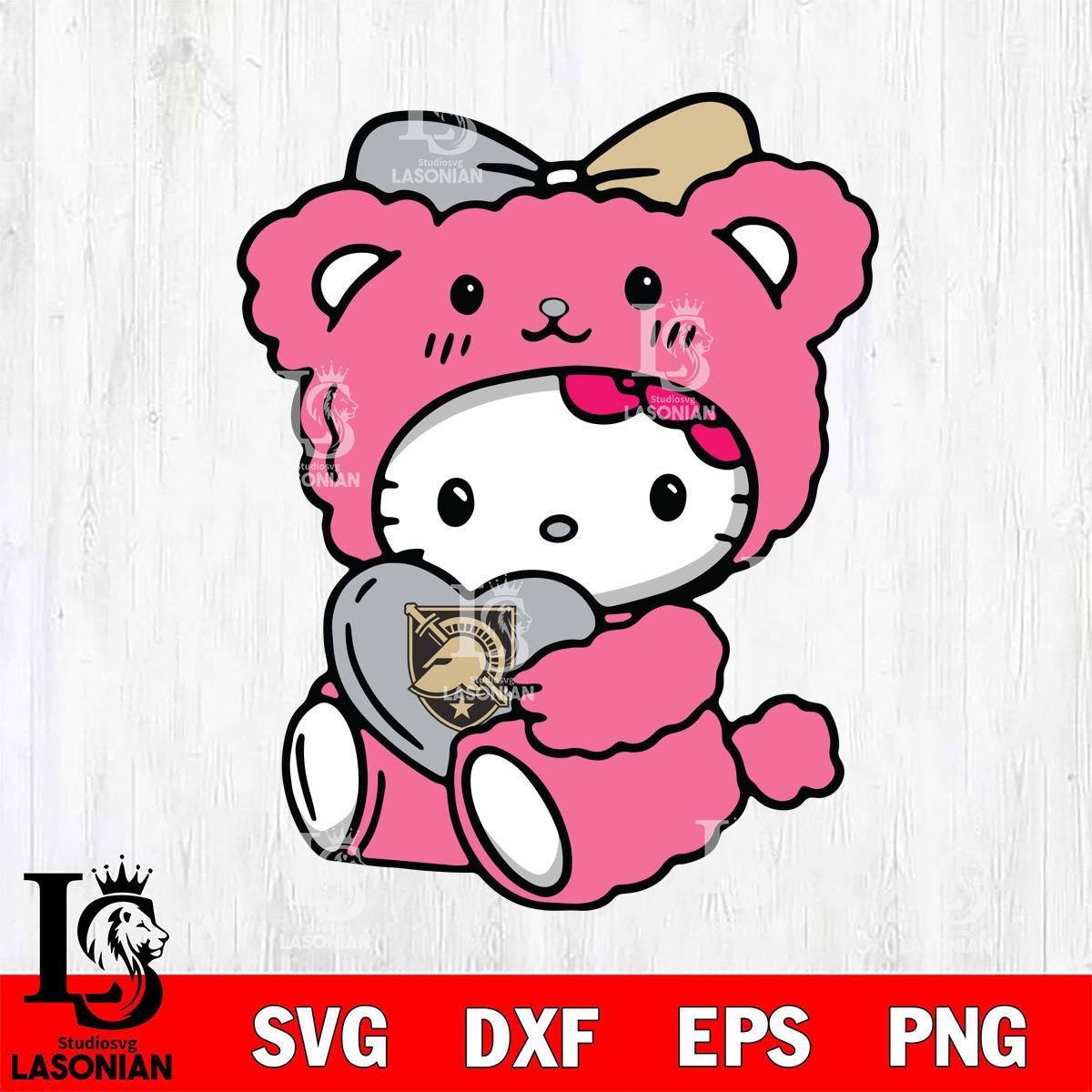 Army Black Knights Cute Hello Kitty 3 – lasoniansvg