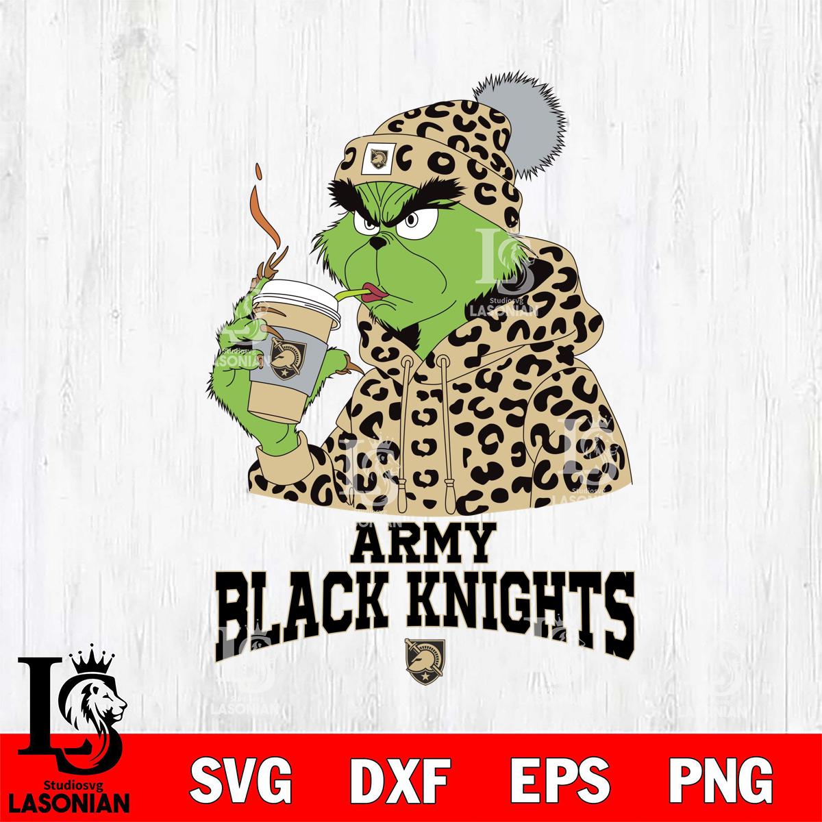 Army Black Knights Grinch Leopard Christmas – lasoniansvg