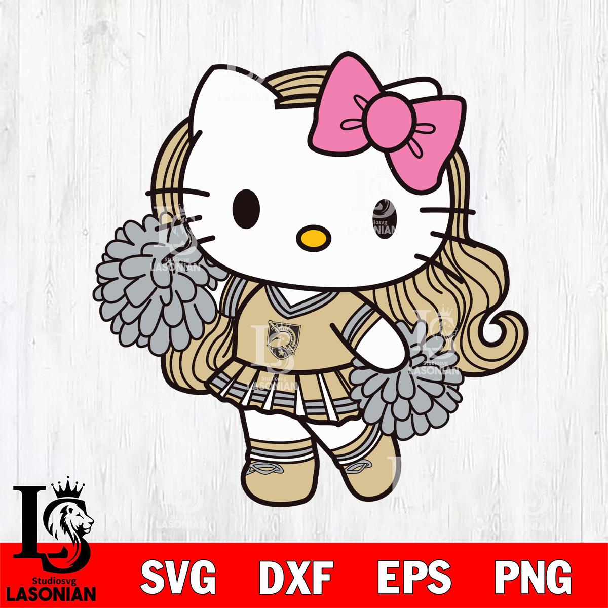 Army Black Knights Hello Kitty Cheerleader 7 – lasoniansvg