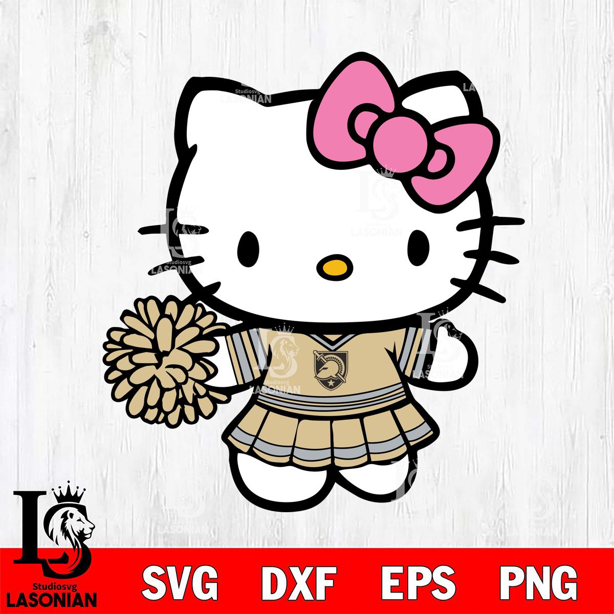 Army Black Knights Hello Kitty Cheerleader 8 – lasoniansvg