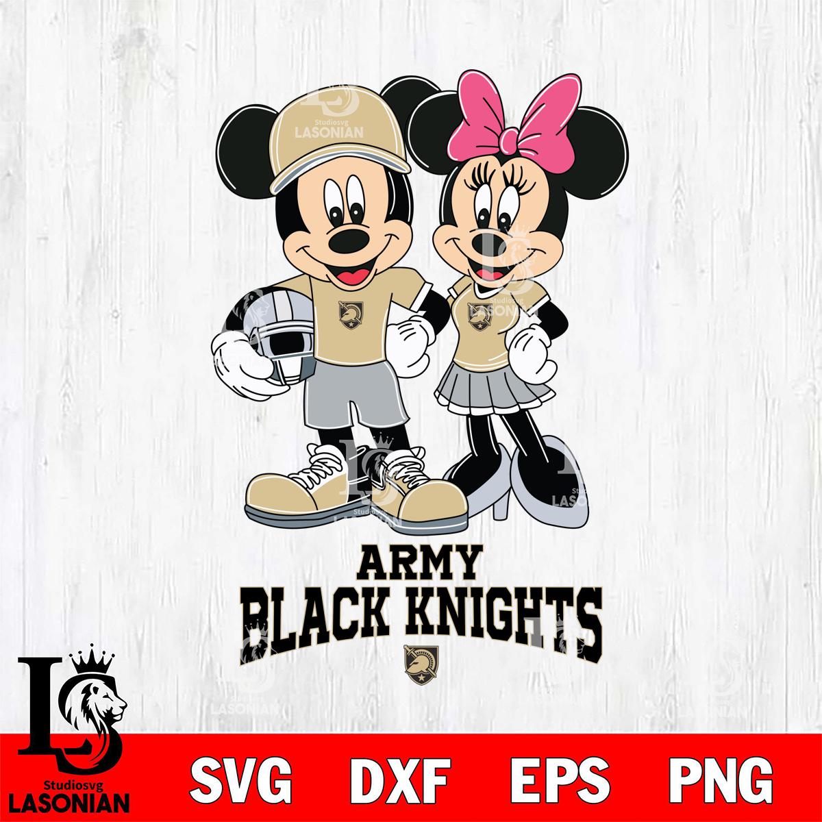 Army Black Knights Mickey Minnie Mouse Helmet – lasoniansvg