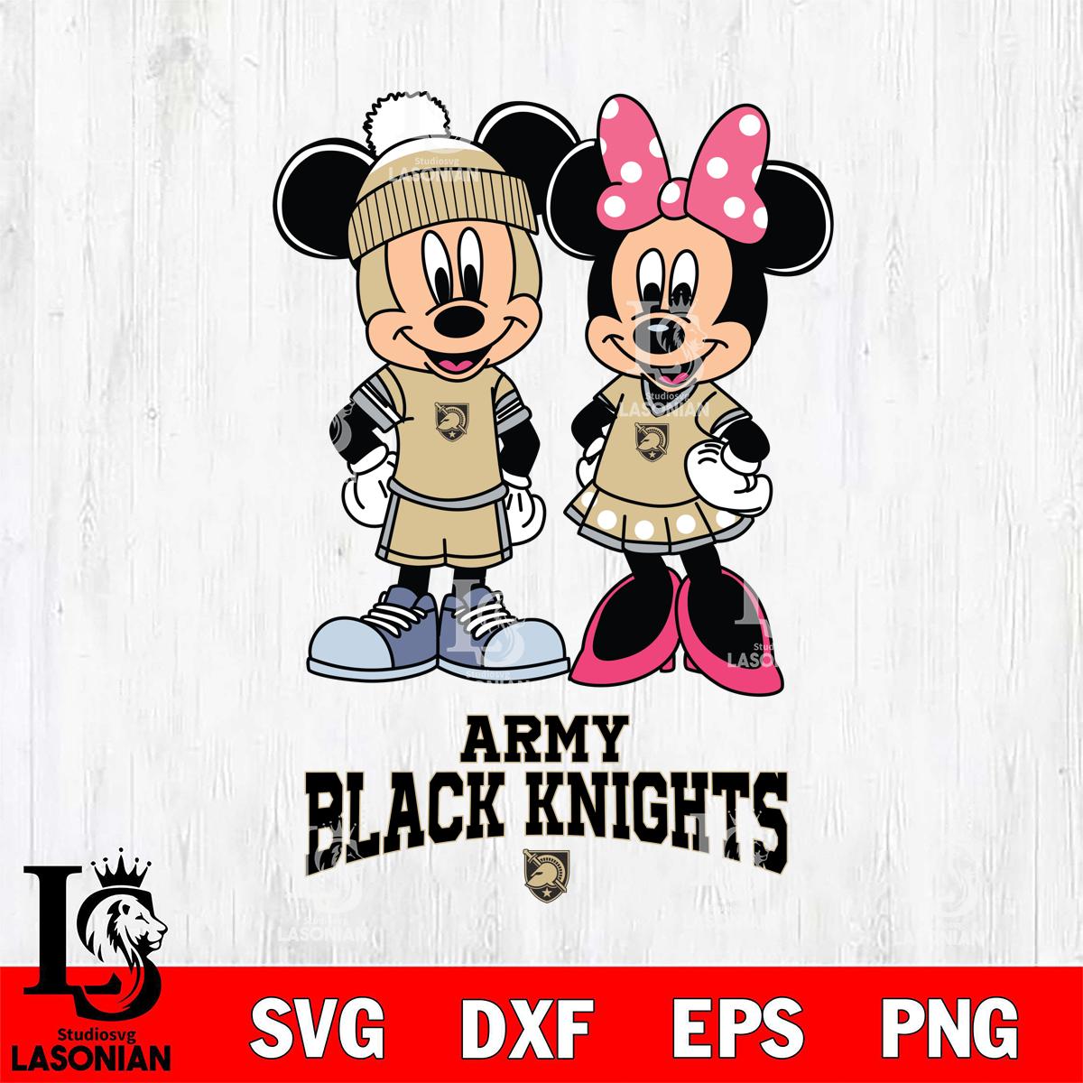 Army Black Knights Mickey Minnie Mouse Pink – lasoniansvg