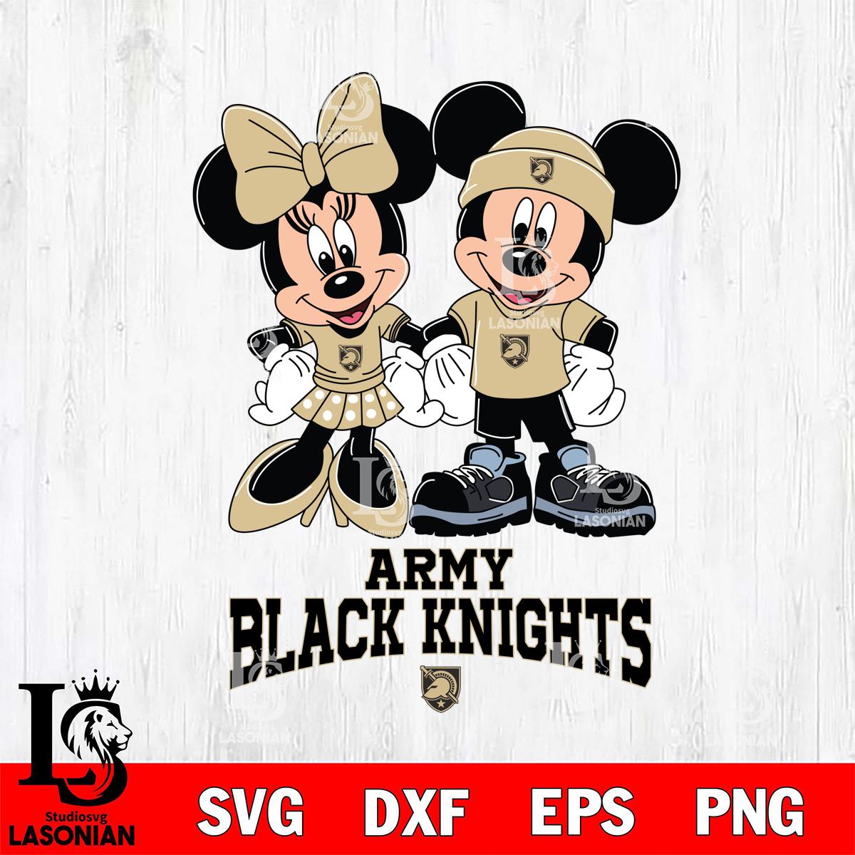 Army Black Knights Mickey Minnie Rugby ball – lasoniansvg