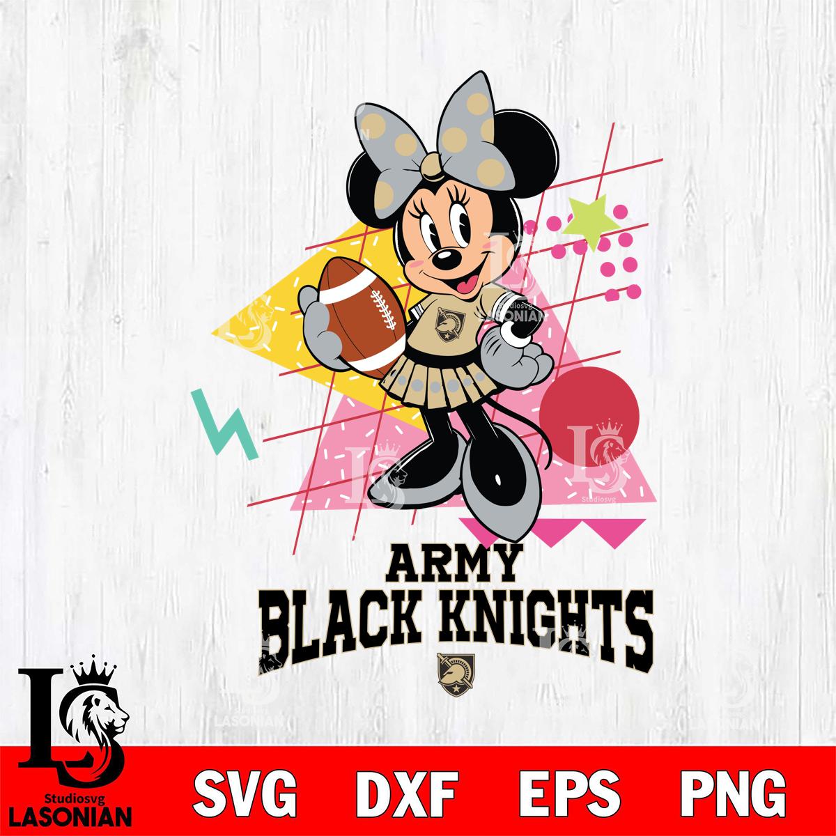 Army Black Knights Minnie Mouse Sport – lasoniansvg