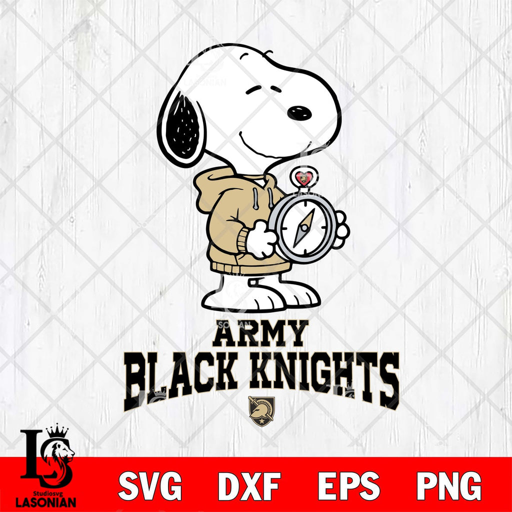 Army Black Knights Snoopy Holding Compass File cut , Criucut ...