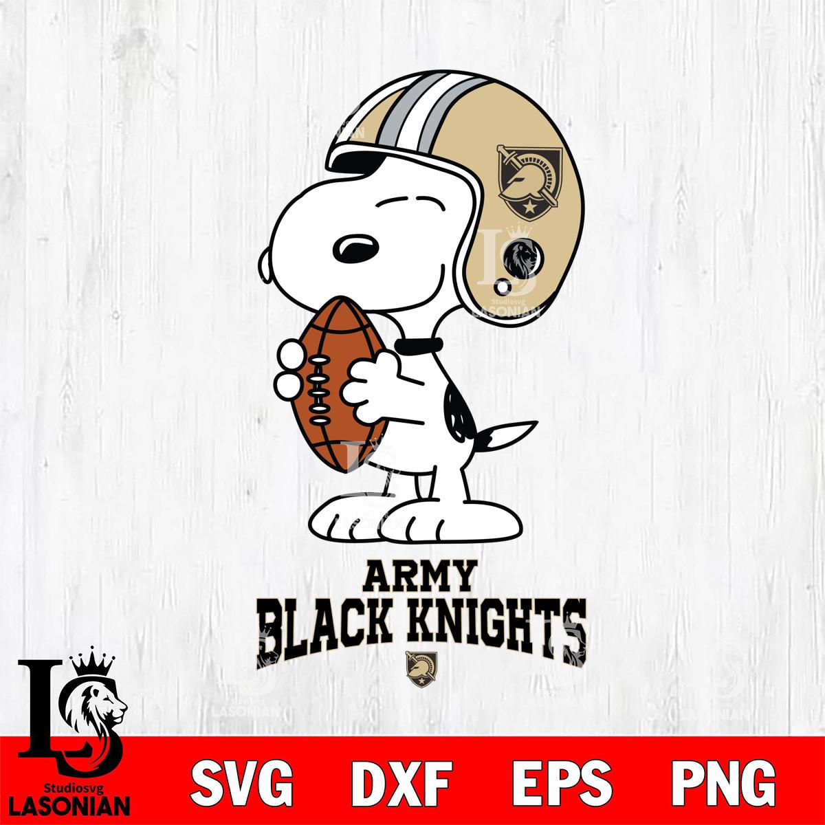 Army Black Knights Snoopy Rugby – lasoniansvg