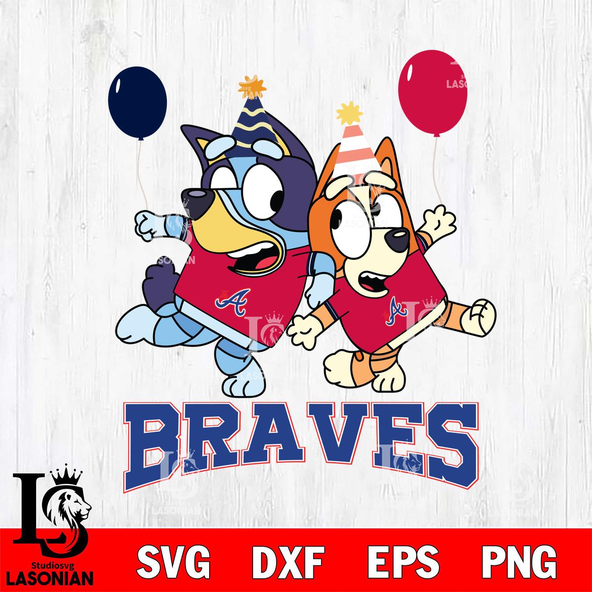 Atlanta Braves Bluey & Bingo 11 – lasoniansvg