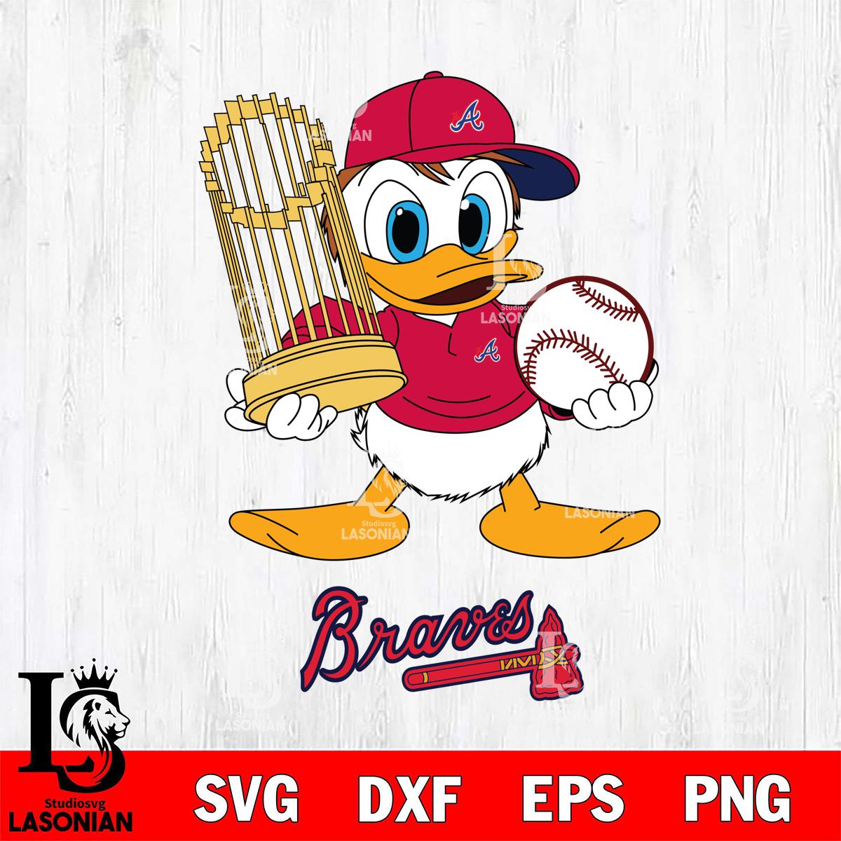 Atlanta Braves Donald Duck Champion MLB – lasoniansvg