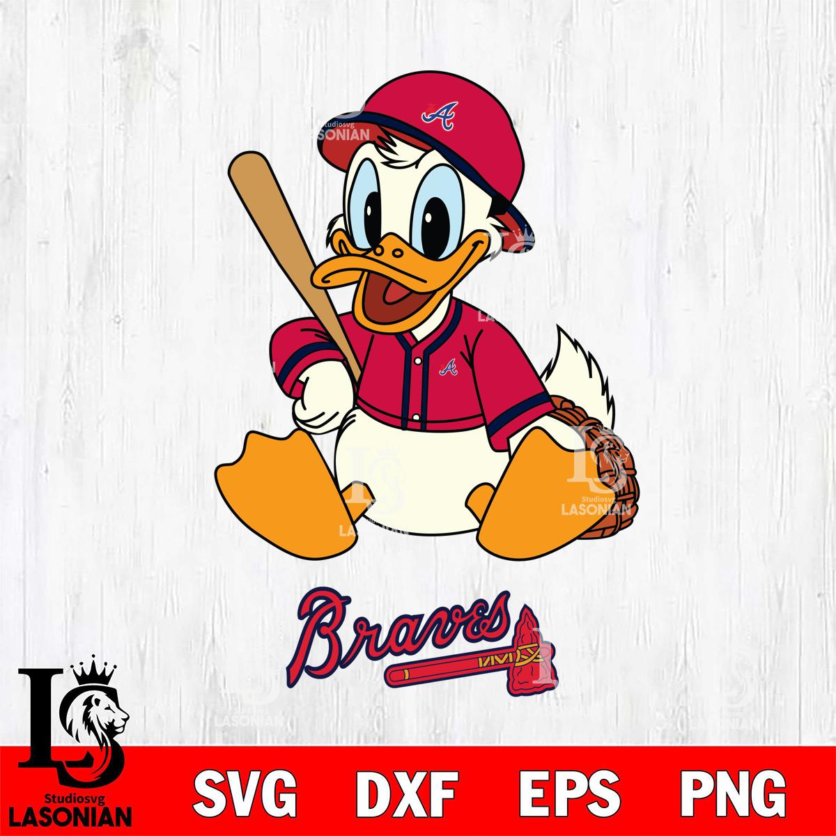 Atlanta Braves Donald Duck Mlb Sport – lasoniansvg
