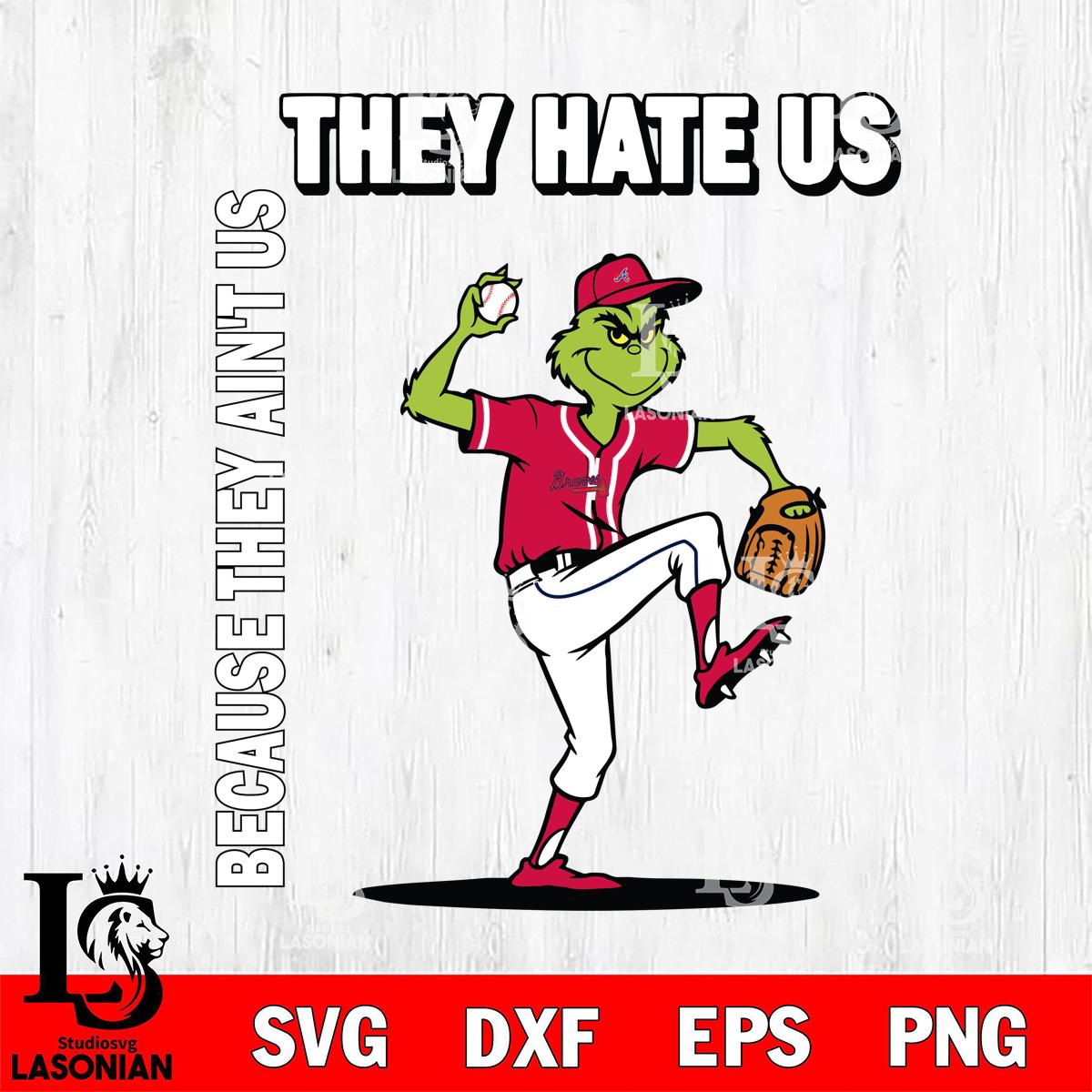 Atlanta Braves Grinch They Hate us Baseball 2 – lasoniansvg