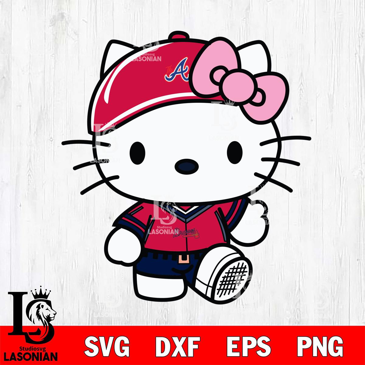 Atlanta Braves Hello Kitty Pink – lasoniansvg