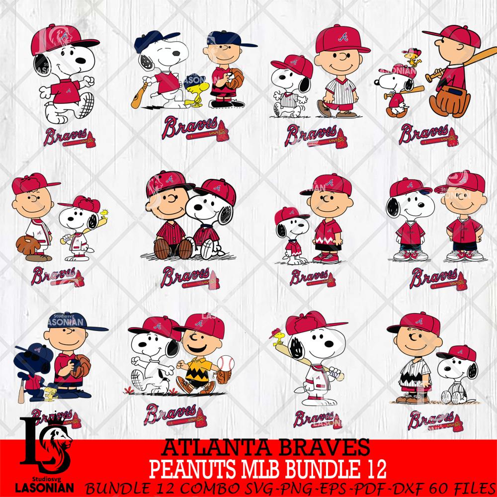 Atlanta Braves Peanuts MLB Bundle 12 – lasoniansvg