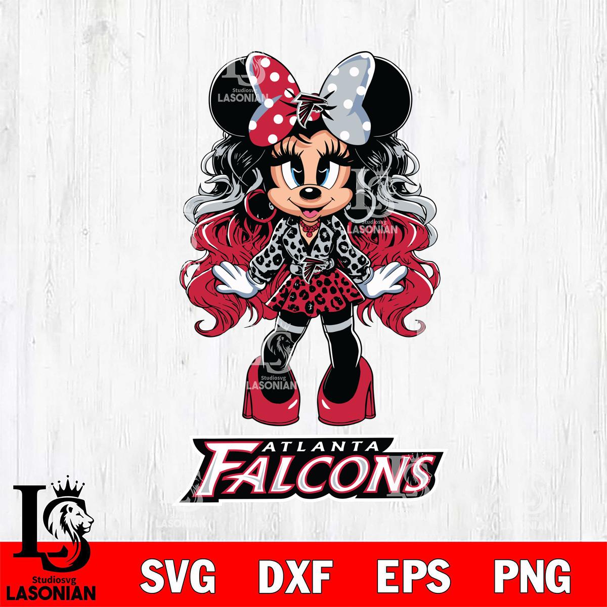 Atlanta Falcons Beauty Minnie Mouse – lasoniansvg
