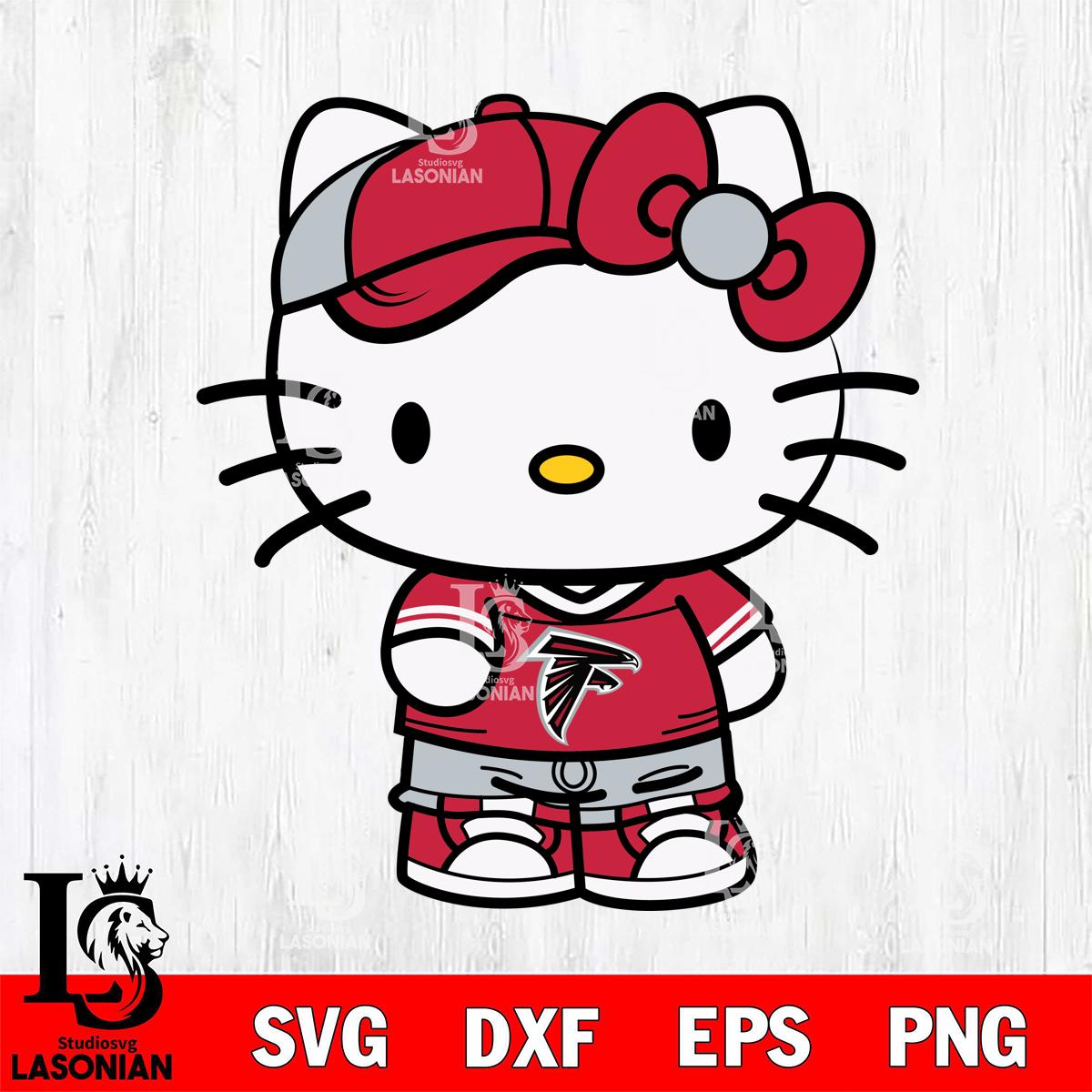 Atlanta Falcons Cute Hello Kitty Football 2 – lasoniansvg