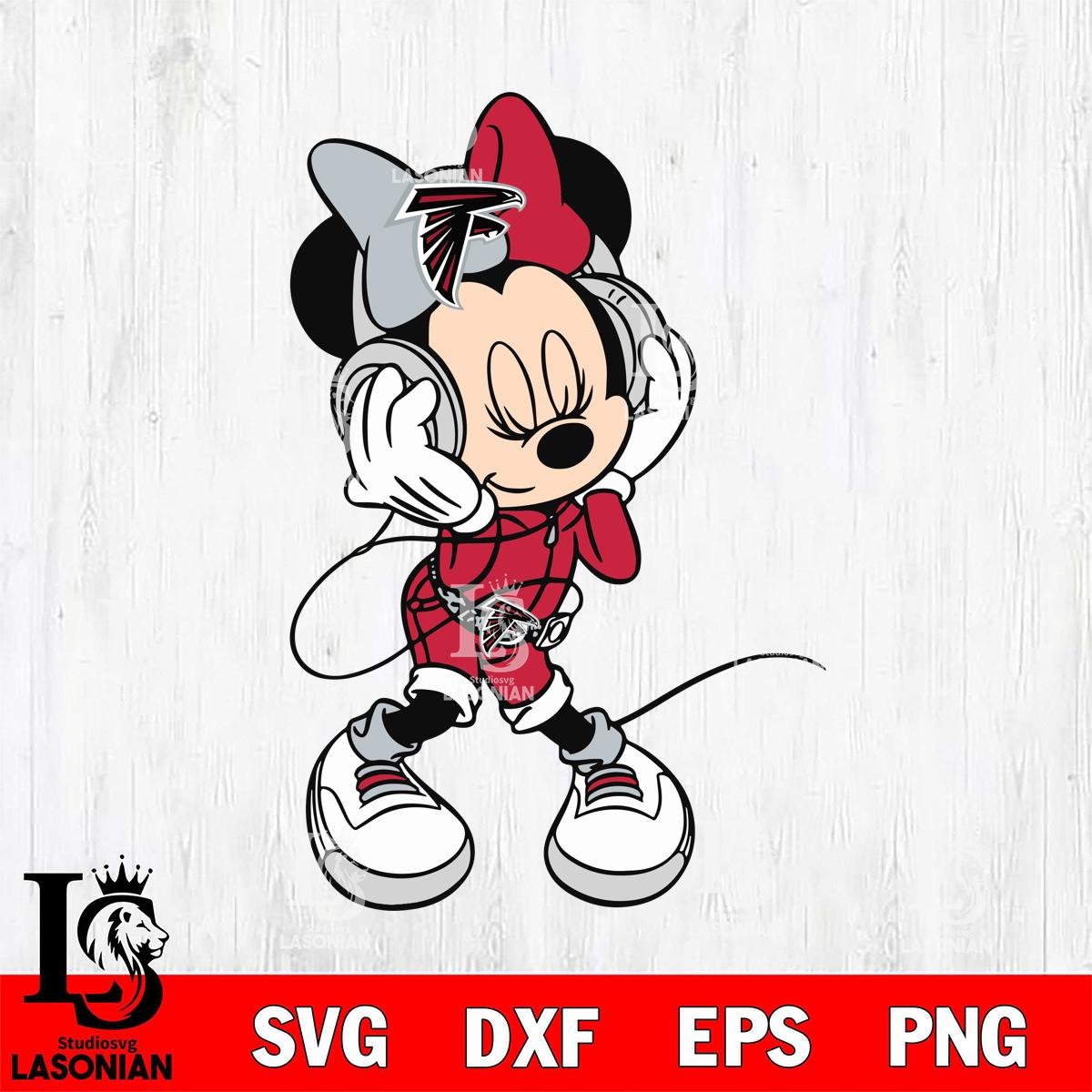 Atlanta Falcons Cute Minnie Mouse Dancing – lasoniansvg