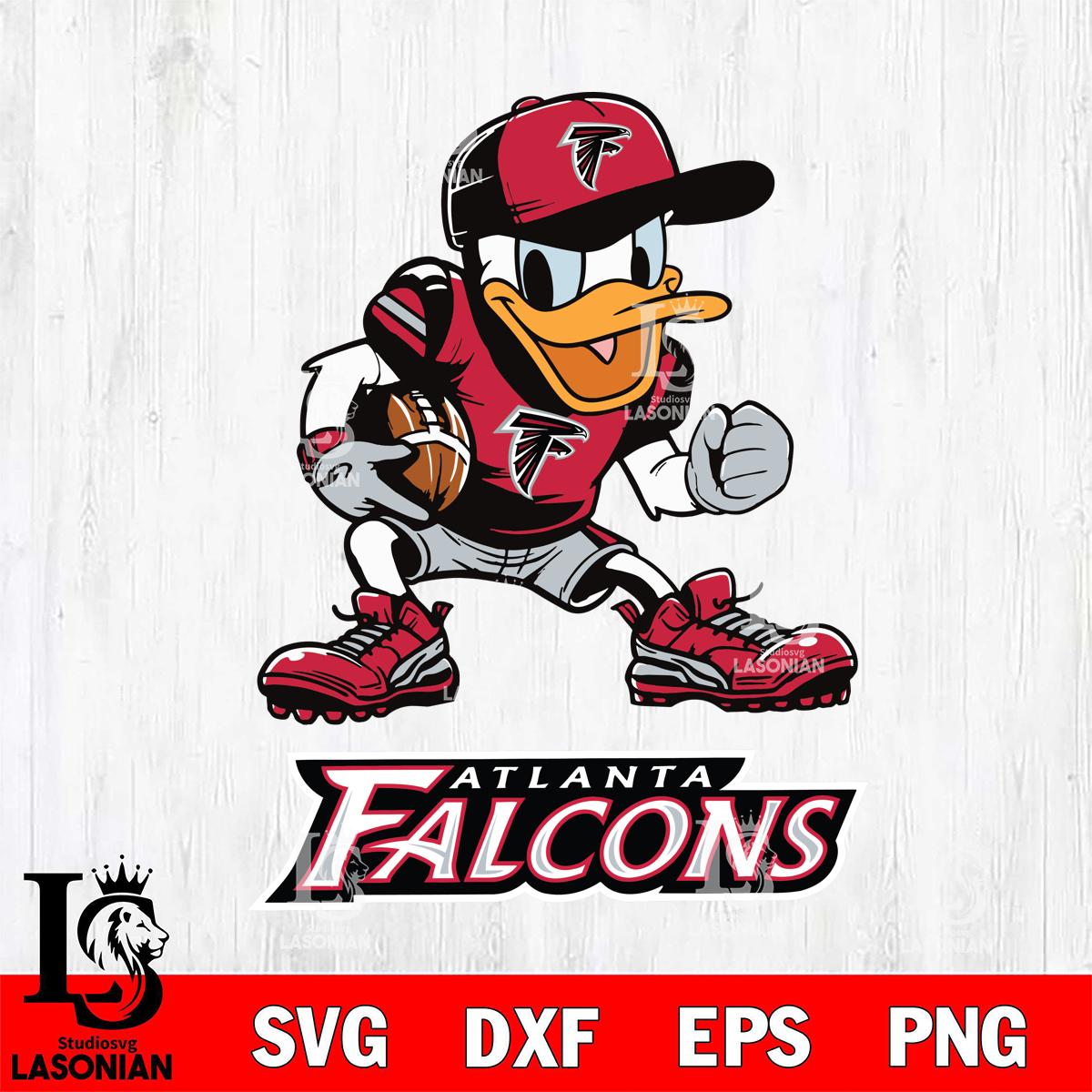 Atlanta Falcons Donal Duck Disney – lasoniansvg