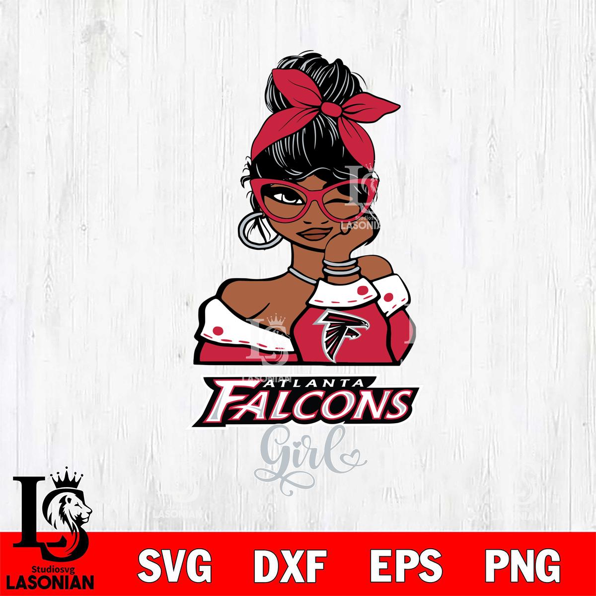 Atlanta Falcons Fan Girl – lasoniansvg