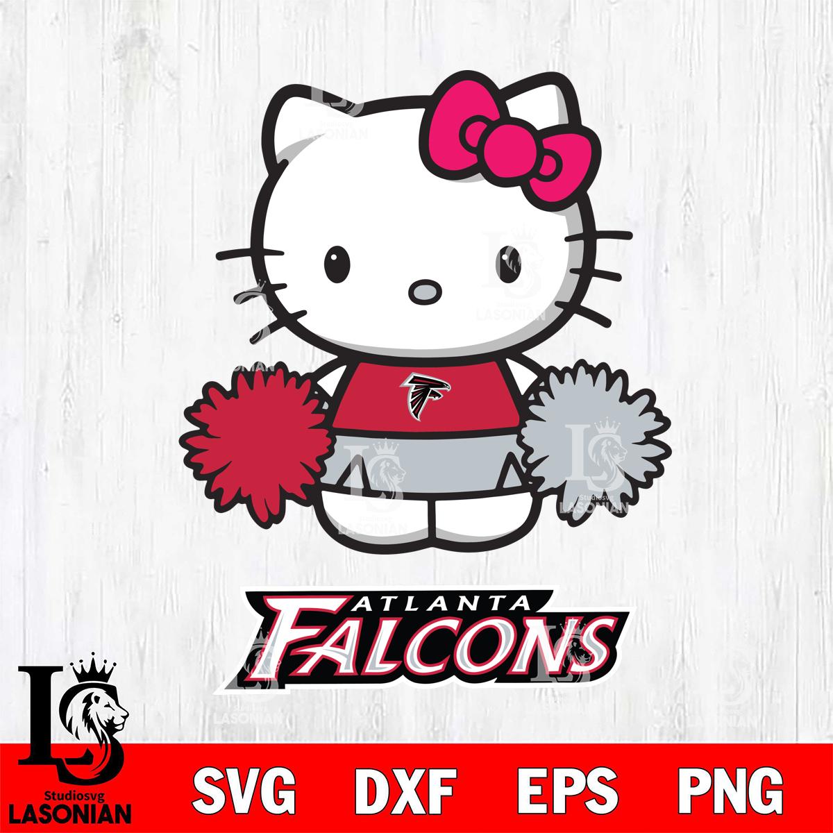 Atlanta Falcons Hello Kitty Cheerleader 2 – lasoniansvg