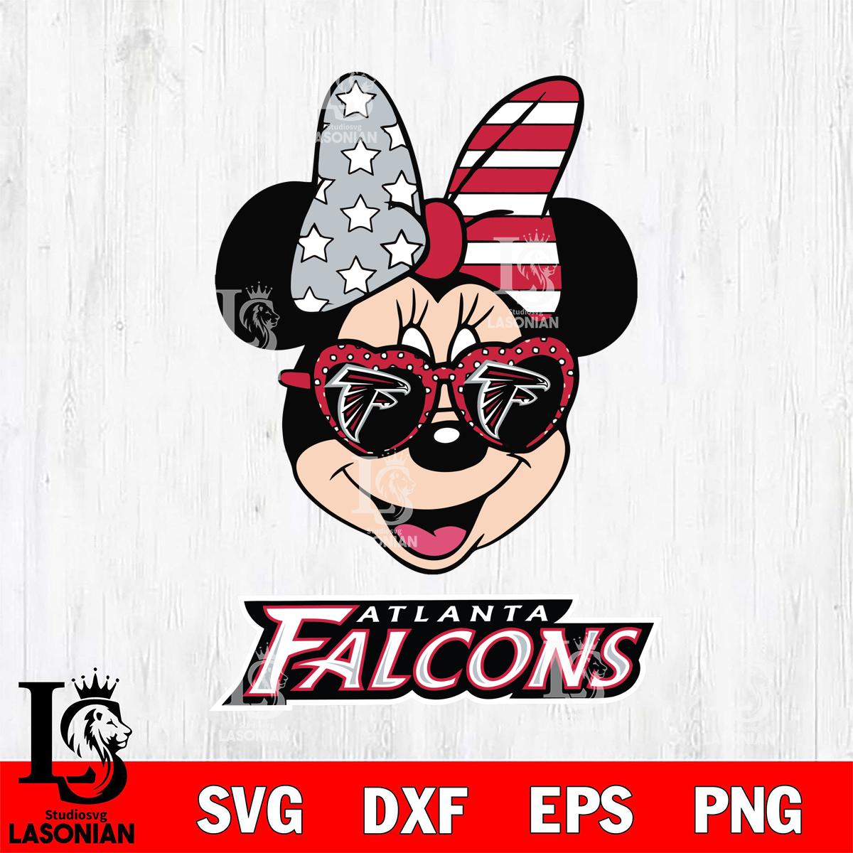 Atlanta Falcons Minnie Mouse Love 2 – lasoniansvg