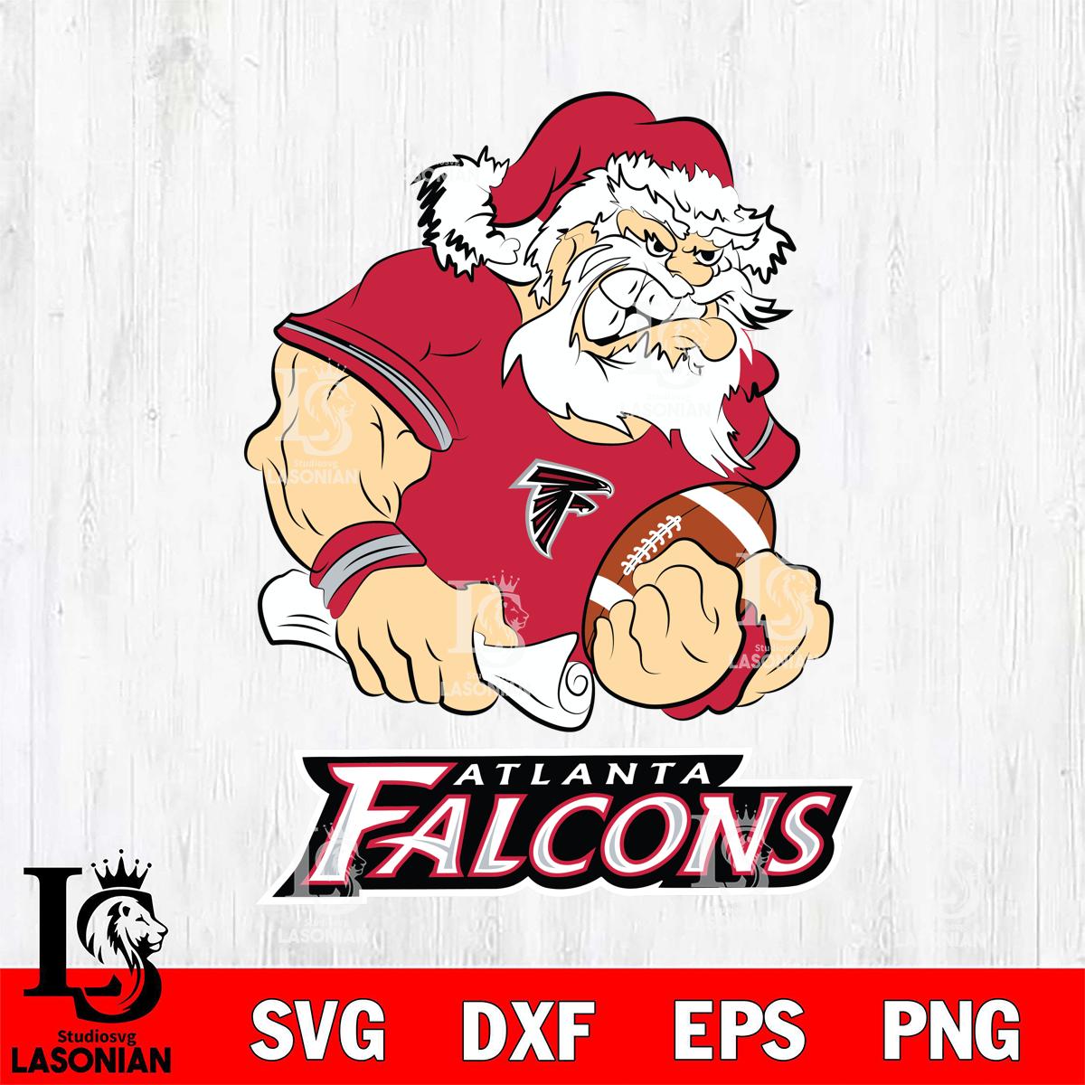 Atlanta Falcons Santa Claus Angry – lasoniansvg