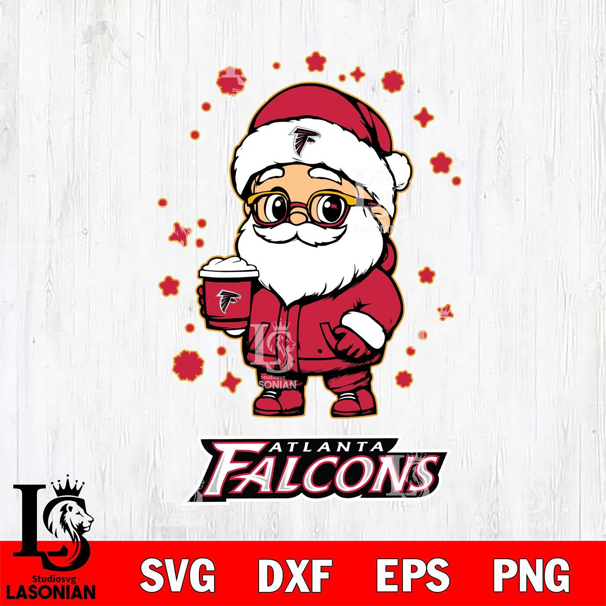 Atlanta Falcons Santa Claus Coffe – lasoniansvg