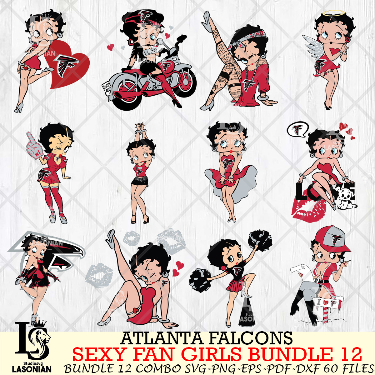 Atlanta Falcons Sexy Fan Girls Bundle 12 – lasoniansvg