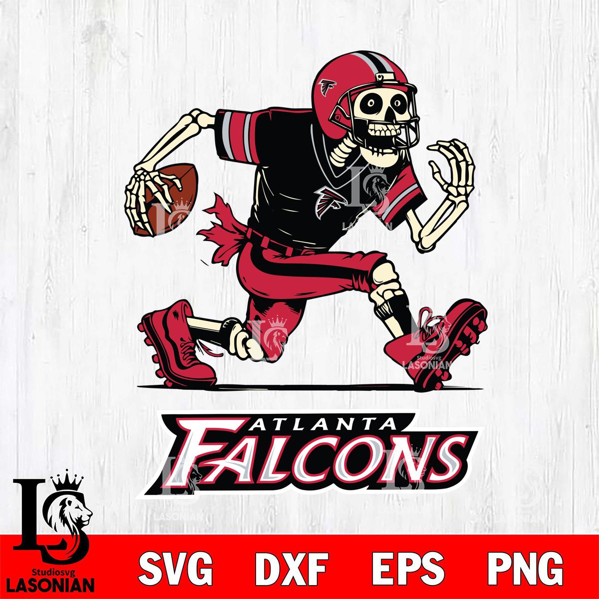 Atlanta Falcons Skeleton Football – lasoniansvg