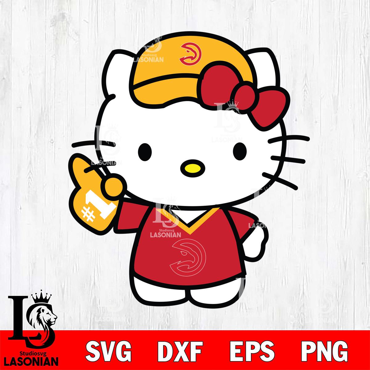Atlanta Hawks Hello Kitty basketball 2 – lasoniansvg