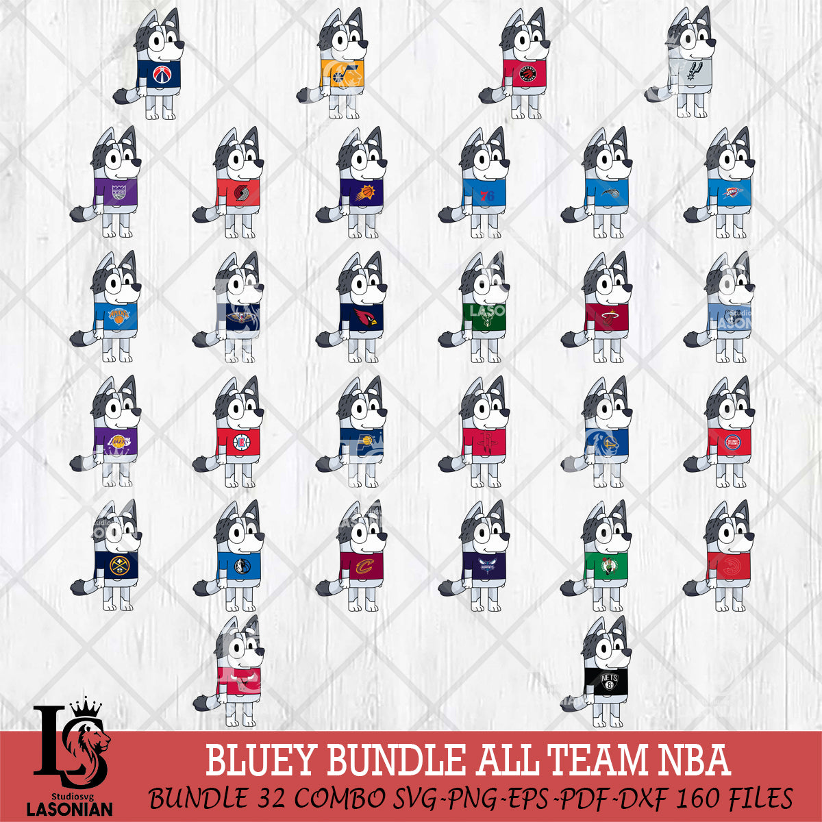 Muffin Bluey sport NBA – lasoniansvg