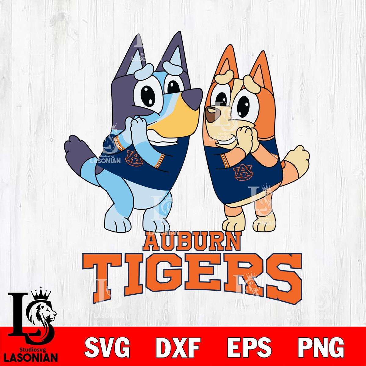 Auburn Tigers Bluey & Bingo 5 – lasoniansvg