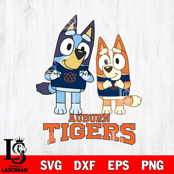 Auburn Tigers Bluey & Bingo 6 – lasoniansvg