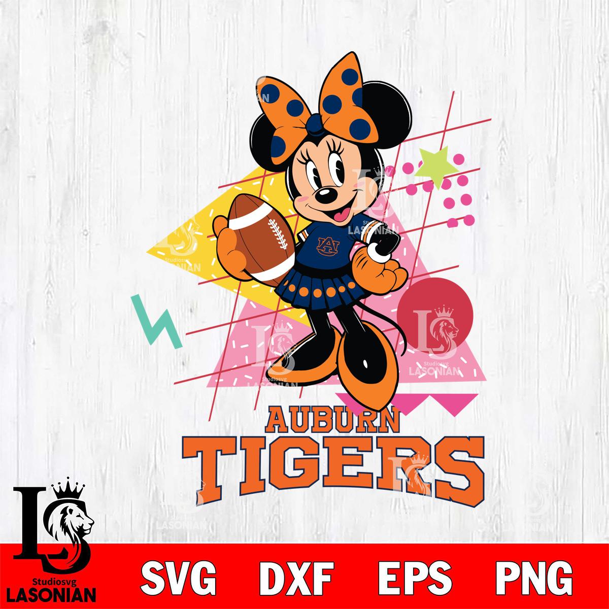 Auburn Tigers Minnie Mouse Sport – lasoniansvg
