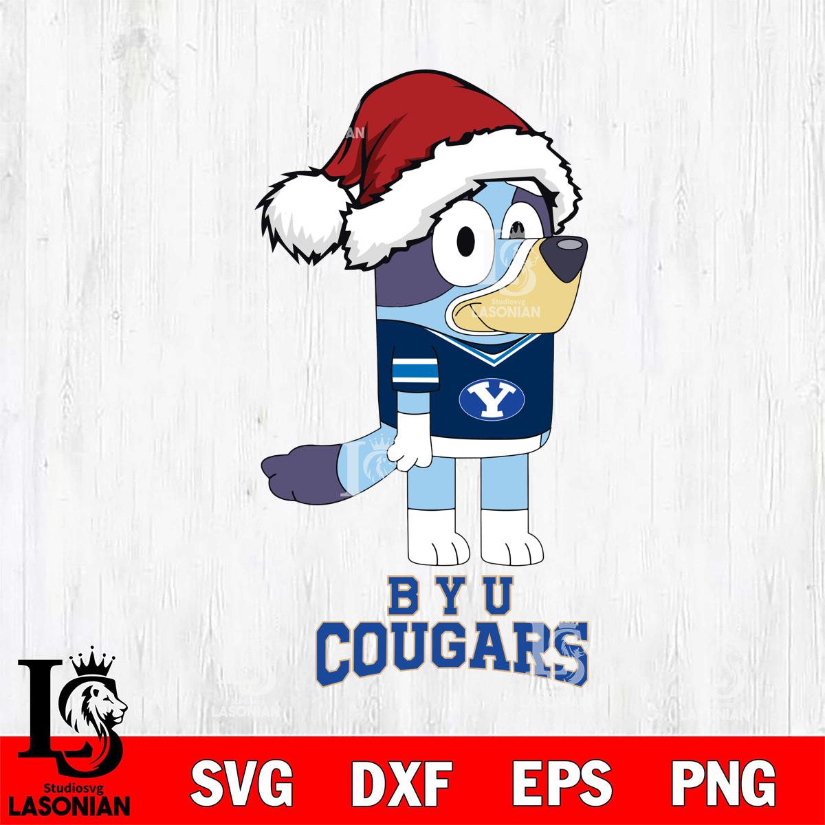 BYU Cougars Christmas Bluey Hat – lasoniansvg