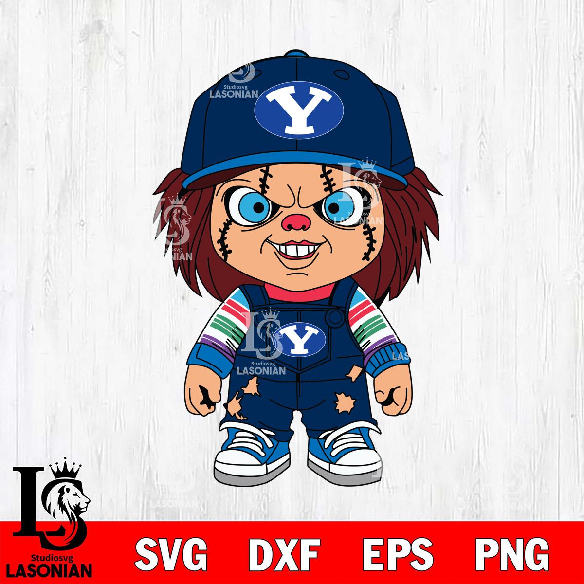 BYU Cougars Chucky Football Horror Halloween – lasoniansvg