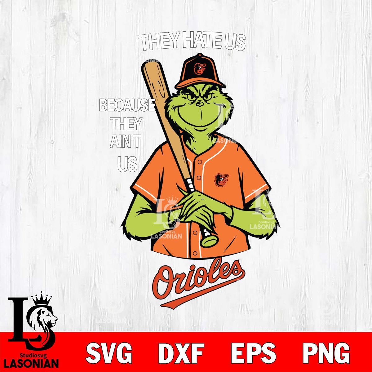 Baltimore Orioles Grinch Baseball Sport – lasoniansvg