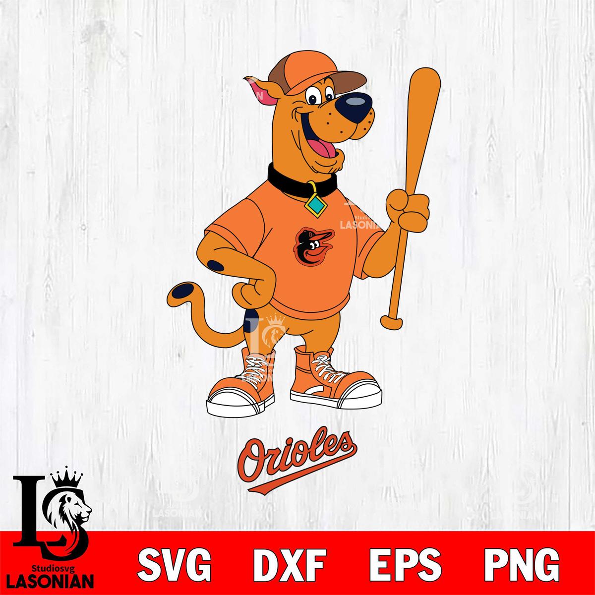 Baltimore Orioles scooby baseball – lasoniansvg