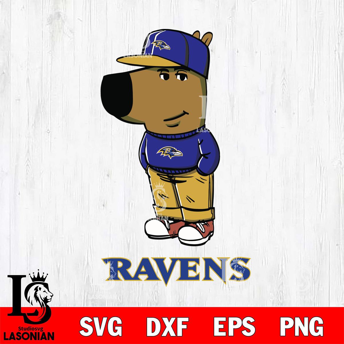 Baltimore Ravens Chill Guy – lasoniansvg