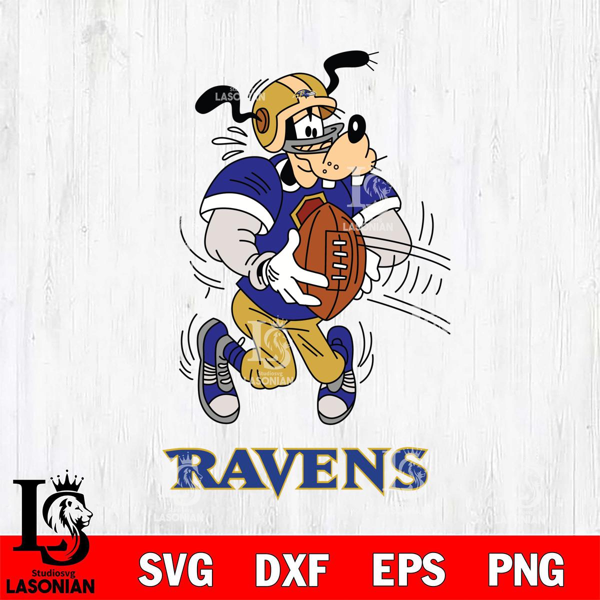 Baltimore Ravens Goofy Sport Football – lasoniansvg